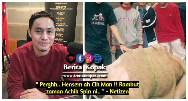 Perghh.. Hensem ah Cik Man. Rambut zaman arw4h Achik Spin ni ...