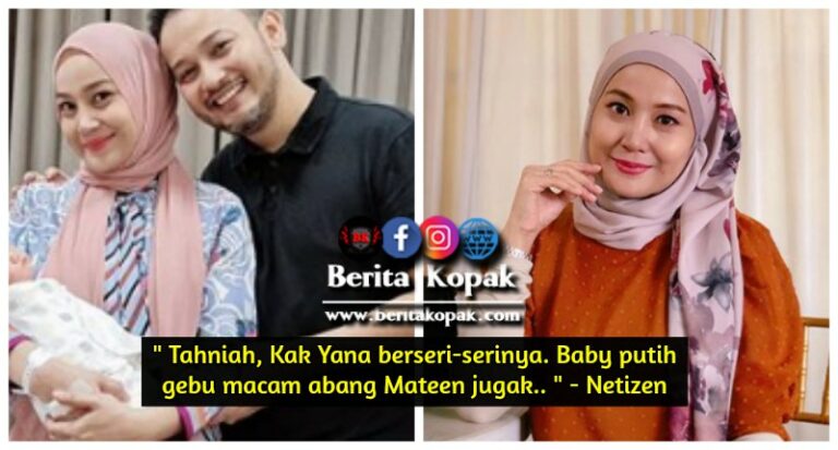 Tahniah Kak Yana, baby putih gebu macam abang Mateen jugak ...