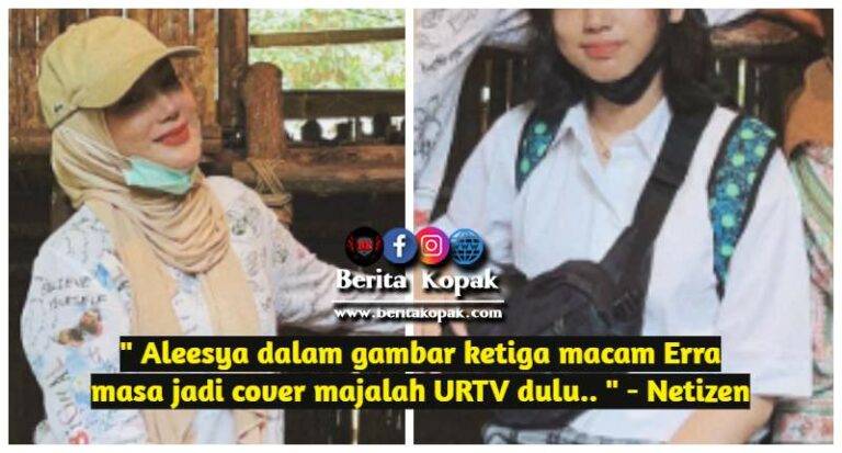 Aleesya dalam gambar ketiga macam Erra masa jadi cover majalah URTV ...