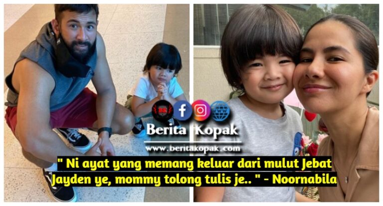 Ni ayat yang memang keluar dari mulut Jebat Jayden ye, mommy tolong ...