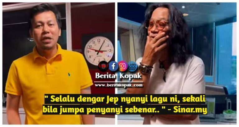 Selalu dengar Jep nyanyi lagu ni, sekali bila jumpa penyanyi sebenar ... Selalu dengar Jep nyanyi lagu ni, sekali bila jumpa penyanyi sebenar ...