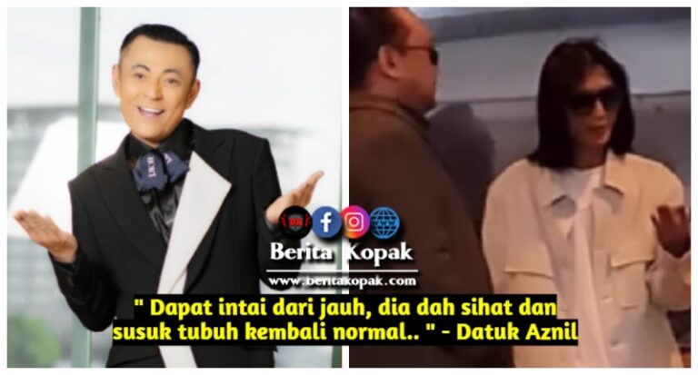 Dapat intai dari jauh, dia dah sihat dan susuk tubuh kembali normal ...