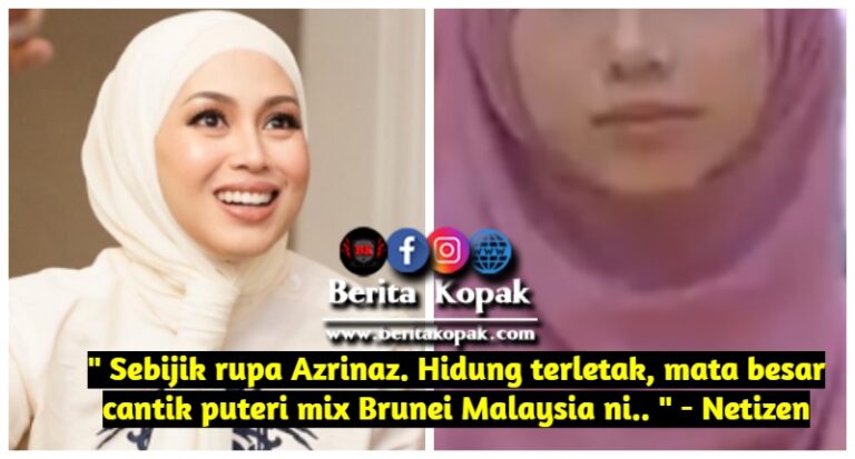 Sebijik rupa Azrinaz. Hidung terletak, mata besar. Cantik puteri mix ...