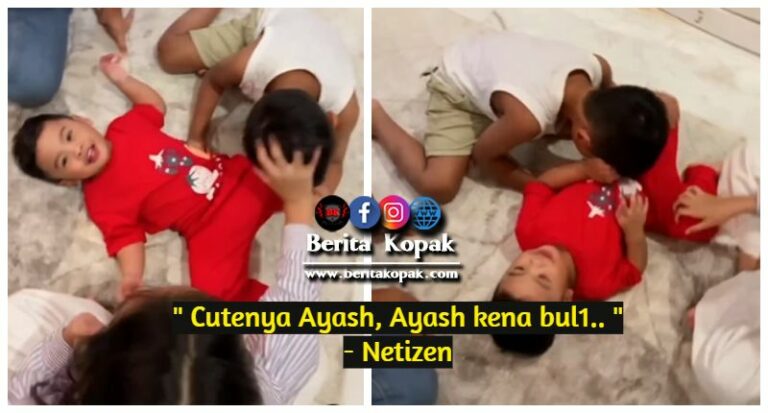Cutenya Ayash, Ayash kena bul1.. ” - Netizen | Berita Kopak CC