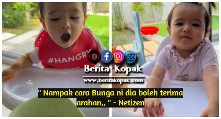 Nampak cara Bunga ni dia boleh terima arahan.. ” - Netizen | Berita ...