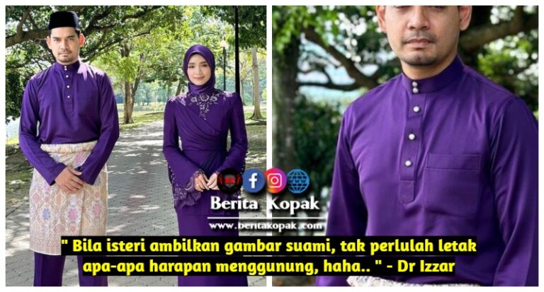 Bila isteri ambilkan gambar suami, tak perlulah letak apa-apa harapan ...