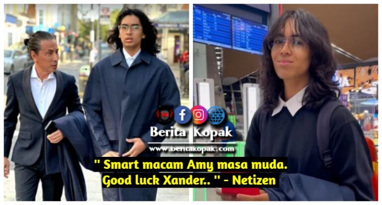 Smart macam Amy masa muda. Good luck Xander.. ” - Netizen | Berita Kopak CC