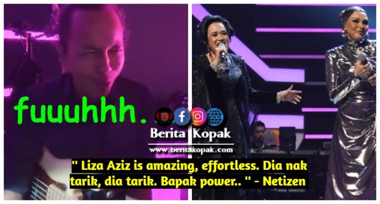 Liza Aziz is amazing, effortless. Dia nak tarik, dia tarik. Bapak power ...
