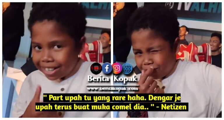 Part upah tu yang rare. Dengar je upah terus buat muka comel dia, haha ...