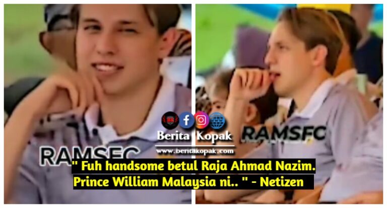 Fuh handsome betul Raja Ahmad Nazim. Prince William Malaysia ni ...