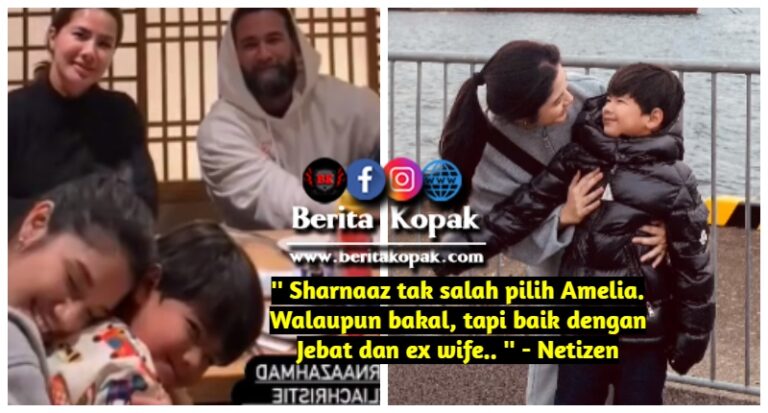 Sharnaaz tak salah pilih Amelia. Walaupun bakal, tapi baik dengan Jebat ...