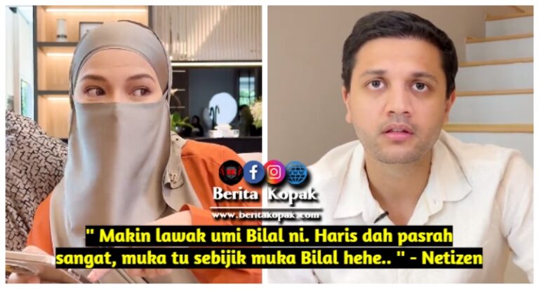Makin lawak Umi Bilal ni. Haris dah pasrah sangat, muka tu sebijik muka ...
