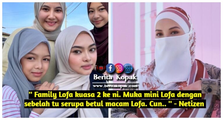 Muka mini Lofa dengan sebelah tu serupa betul macam Lofa, cun ...