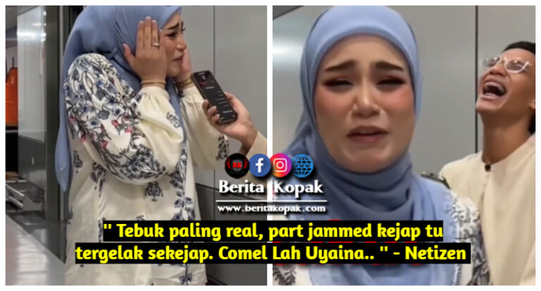 Tebuk paling real, part jammed kejap tu tergelak sekejap. Comel Lah ...