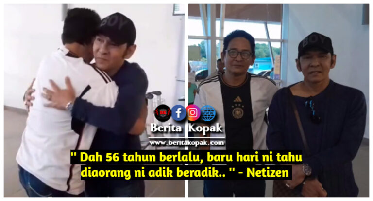 Dah 56 tahun berlalu, baru hari ni tahu dia orang ni adik beradik ...