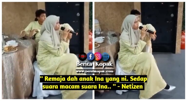 Dah remaja anak Ina yang ni. Sedap suara macam suara Ina.. ” - Netizen ...