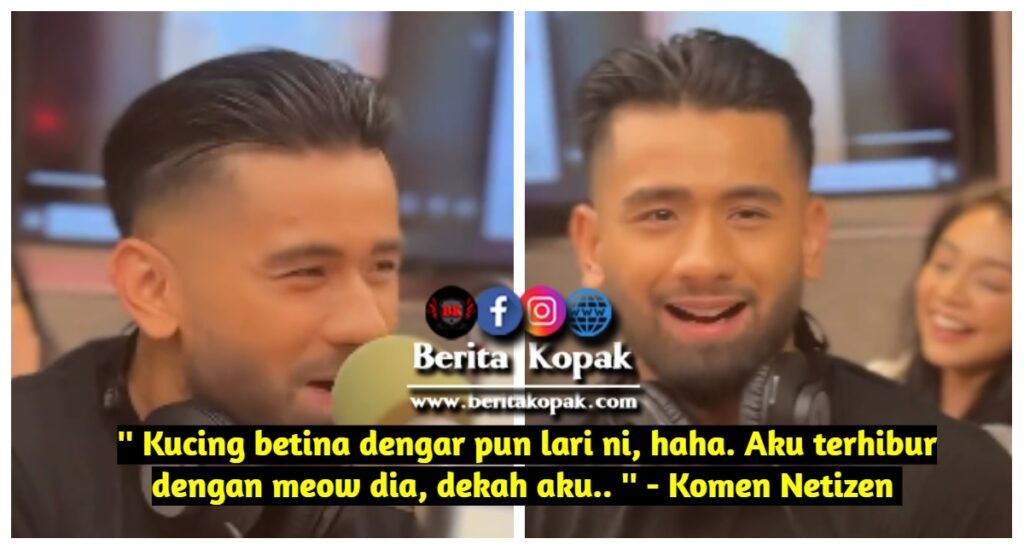 Kucing betina dengar pun lari ni. Terhibur dengan meow dia, dekah aku ...