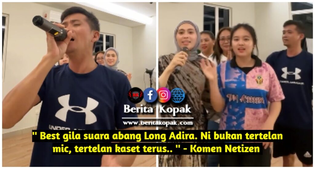 Best gila suara abang Long Adira. Ni bukan tertelan mic, tertelan kaset ...
