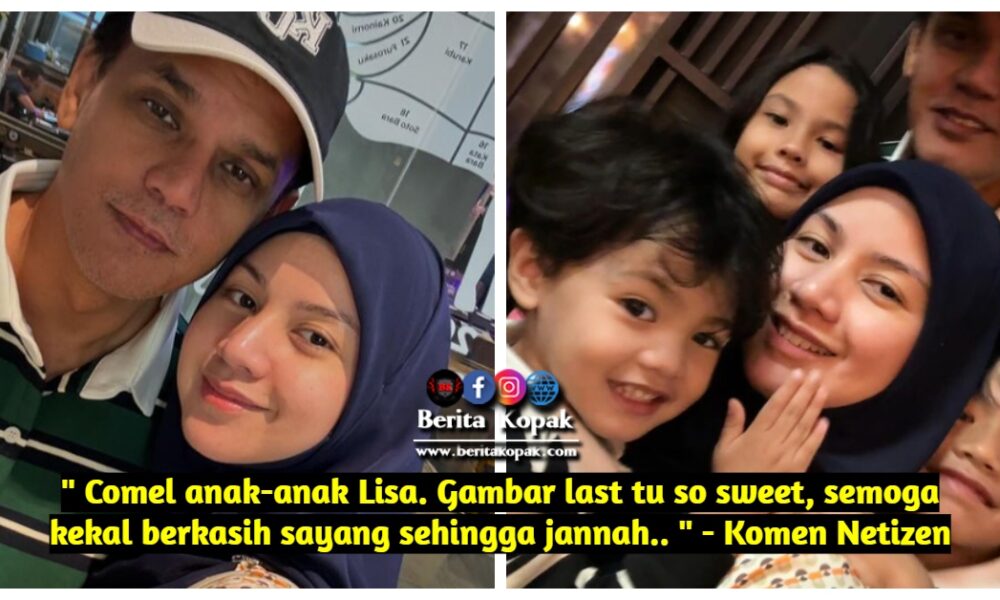Comel anak-anak Lisa. Yang paling kecil tu sebijik macam Lisa ...