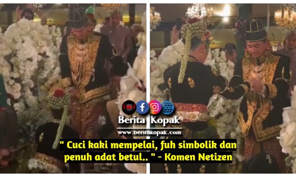 Cuci kaki mempelai, fuh simbolik dan penuh adat betul.. ” - Komen ...