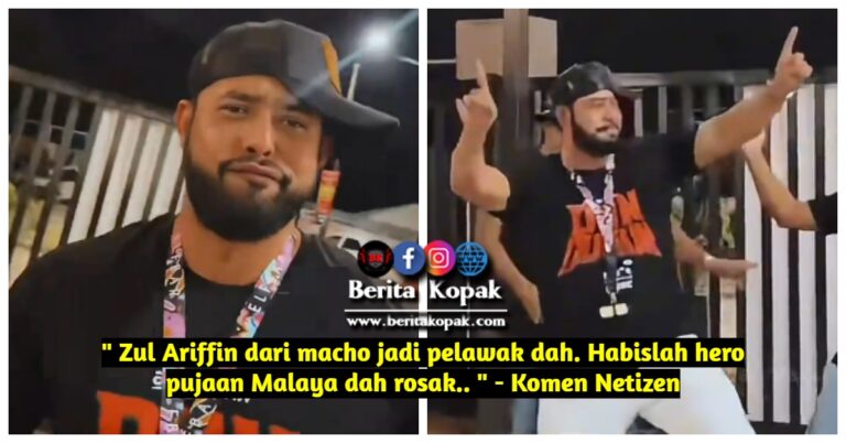 Zul Ariffin dari macho jadi pelawak dah. Habislah hero pujaan Malaya ...