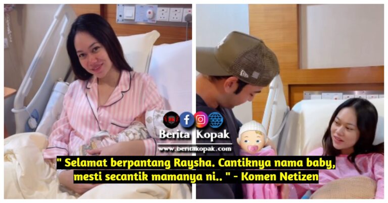 Selamat berpantang Raysha. Cantiknya nama baby, mesti secantik mamanya ...