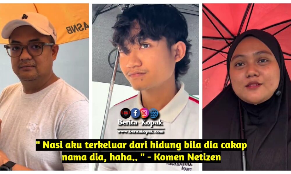 Nasi aku terkeluar dari hidung bila dia cakap nama dia, haha ...