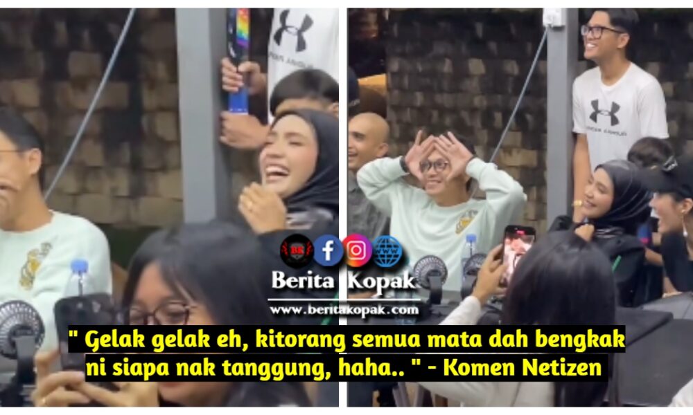 Gelak gelak eh, kitorang semua mata dah bengkak ni siapa nak tanggung ...