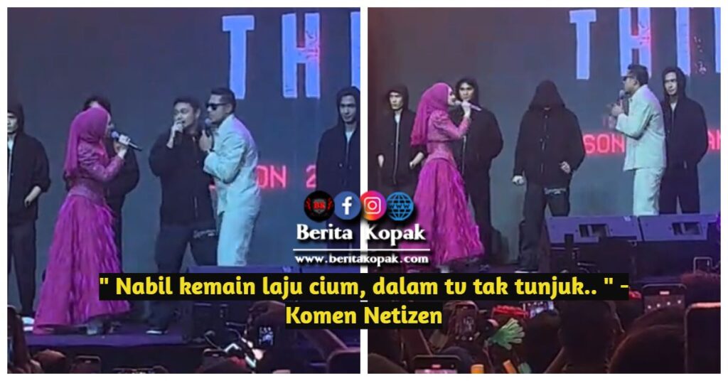 Nabil kemain laju cium, dalam TV tak tunjuk.. ” - Komen Netizen ...