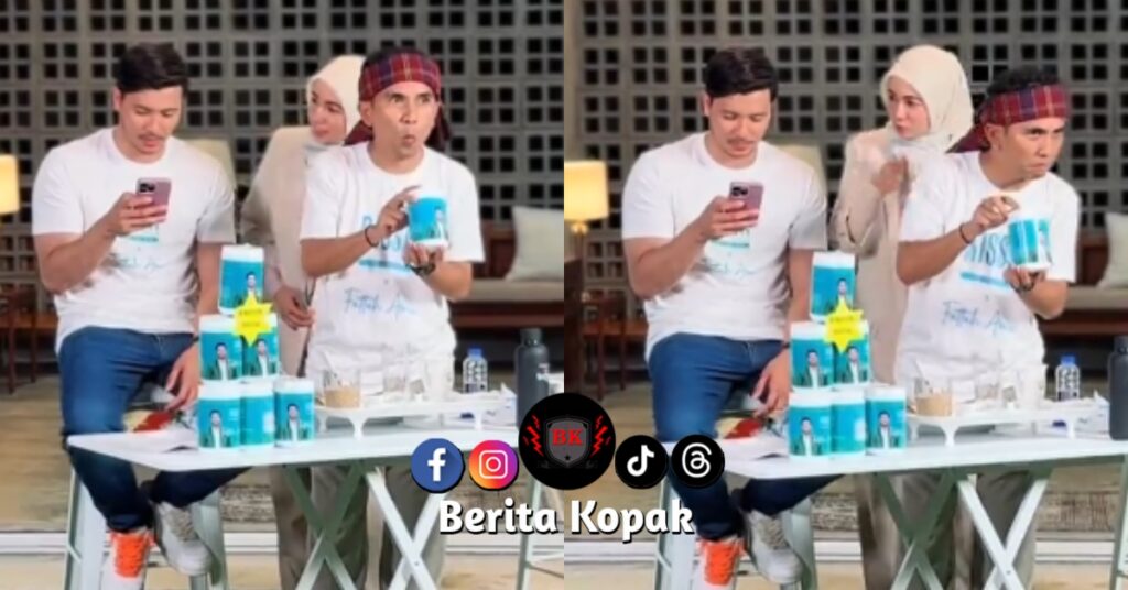 Fattah macam tengah buat sportcheck kat hp Mira. Bell siap pasang ...