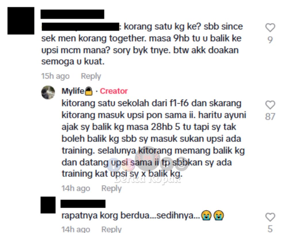 Kau janji nak grad sama-sama, nak jadi cikgu sama-sama. Tapi ni baru ...