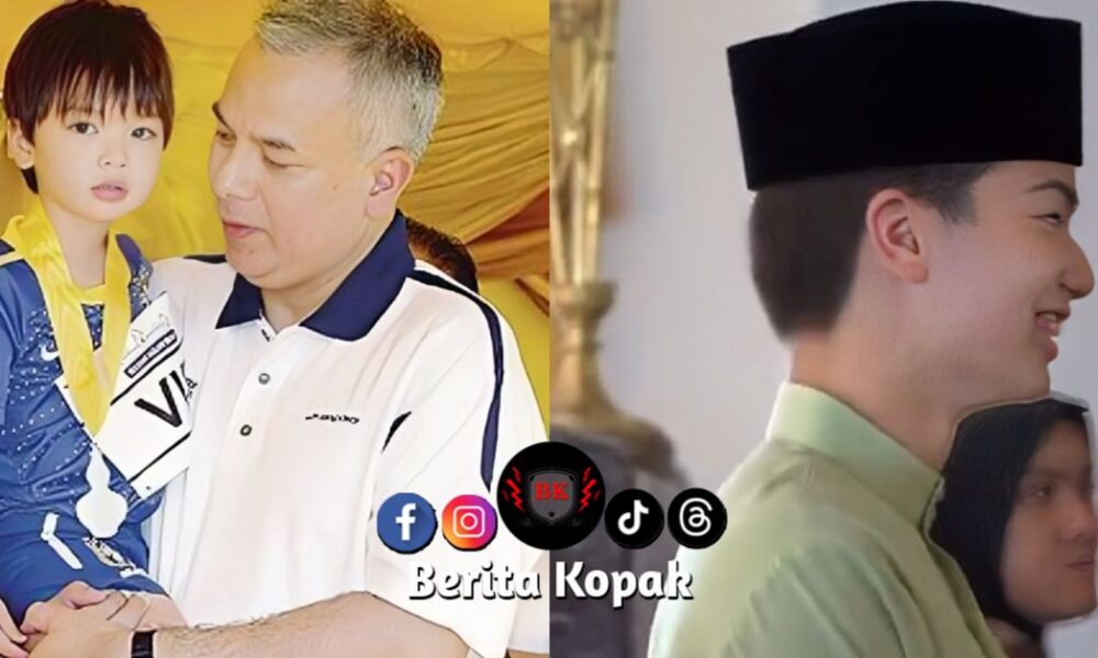 Muka atoknya Almarhum Sultan Azlan Shah, manis senyumannya tu ...