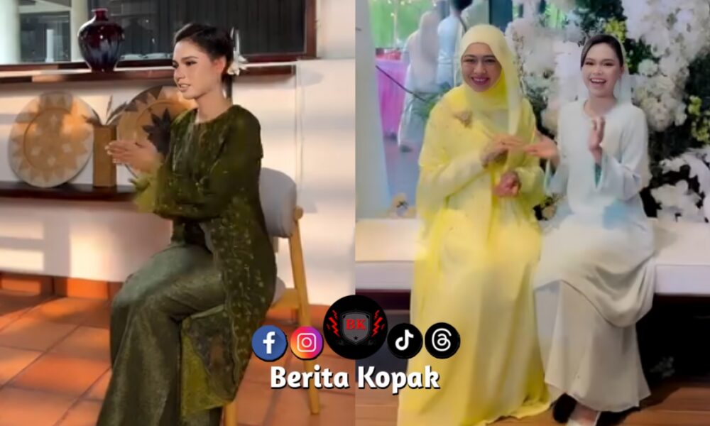 Comelnya transition ni. Dua-dua iron lady. Bella dah lama rancang, kita ...